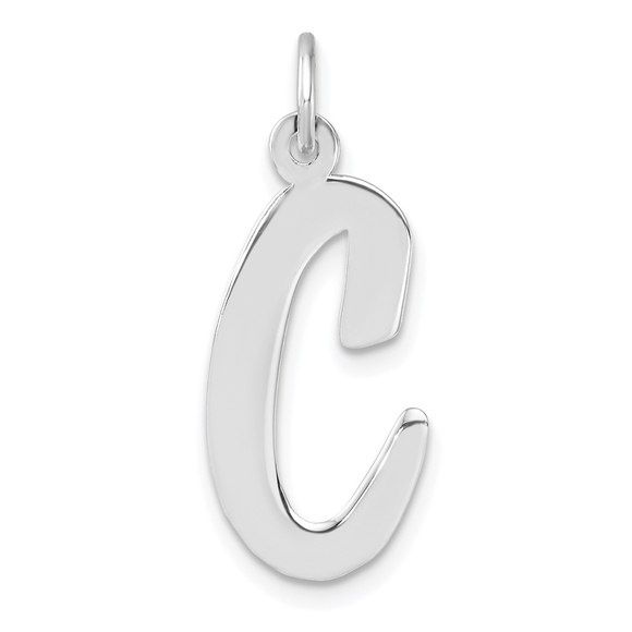 Hail Mary Gifts | Jewelry | Large Sterling Silver Rhodiumplated Script ...